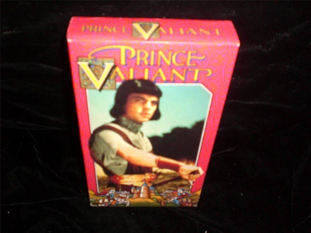 VHS PRINCE VALIANT 1954 Robert Wagner, Janet Leigh, James Mason, Debra ...