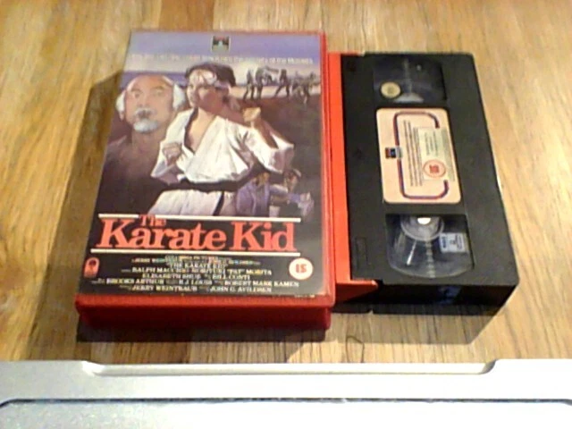 THE KARATE KID UK BIG BOX VHS PRE-CERT VIDEO 1987 Ralph Macchio Martial ...