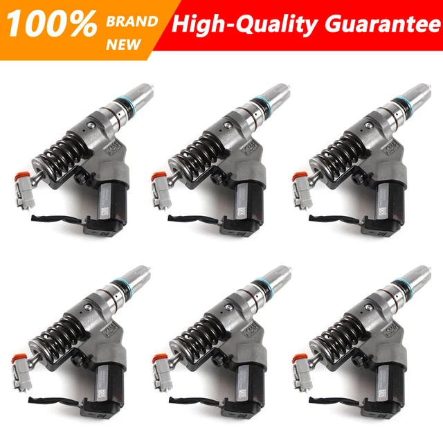 6PCS 4902921 DIESEL Common Rail Fuel Injector For Cummins QSM11 ISM11 ...