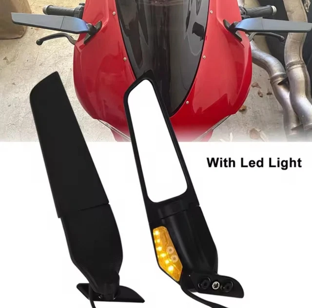 DUCATI PANIGALE 1299 V2 959 adjustable rear view wing mirrors with ...