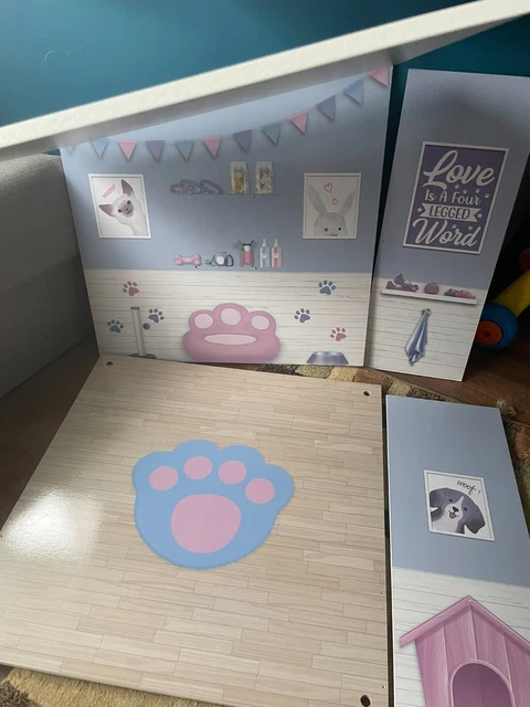 DESIGNAFRIEND WOODEN PET Room £39.99 - PicClick UK