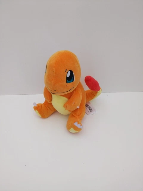 POKEMON CHARMANDER CHARACTER Plush Soft Toy Orange Small 8” Nintendo ...