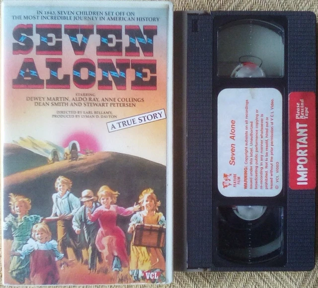 SEVEN ALONE, VCL pre cert VHS Aldo Ray rarity £9.99 - PicClick UK