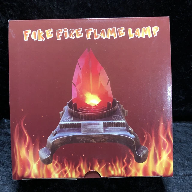 3D LED FAKE Fire Flame Effect Light, Fake Campfire Lamp with USB ...