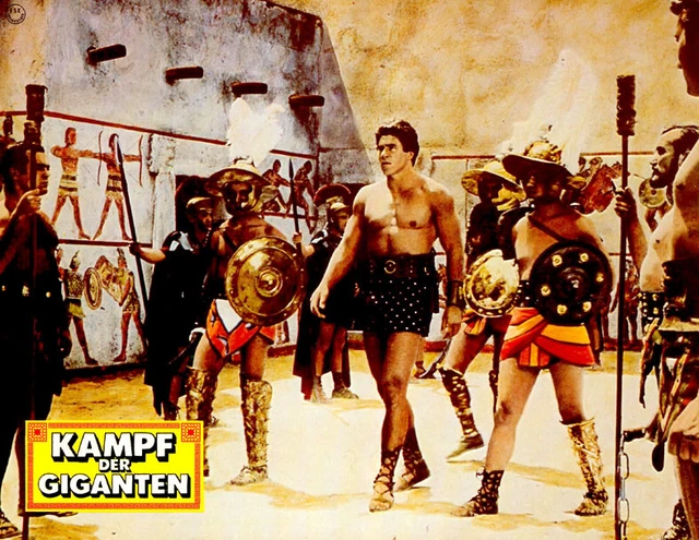 KAMPF DER GIGANTEN ORIGINAL Aushangfoto Dan Vadis / Gloria Milland ...