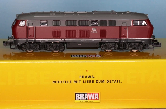 BRAWA 61216, SCALA N, locomotiva diesel ferrovie dello Stato V 160 069 ...