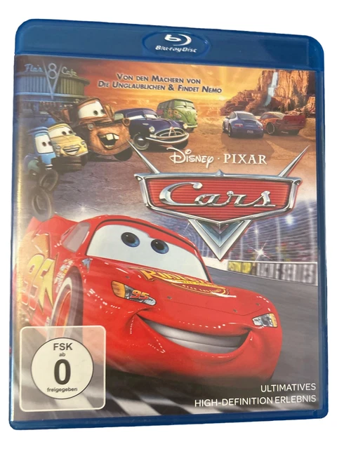 DISNEY PIXAR CARS Blu-Ray Familienfilm Kinderfilm Animation Abenteuer ...