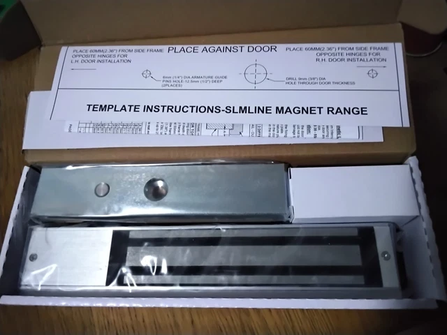 DEEDLOCK AEM10002 SLIMLINE ELECTRO Magnetic Lock -Monitored £59.99 ...