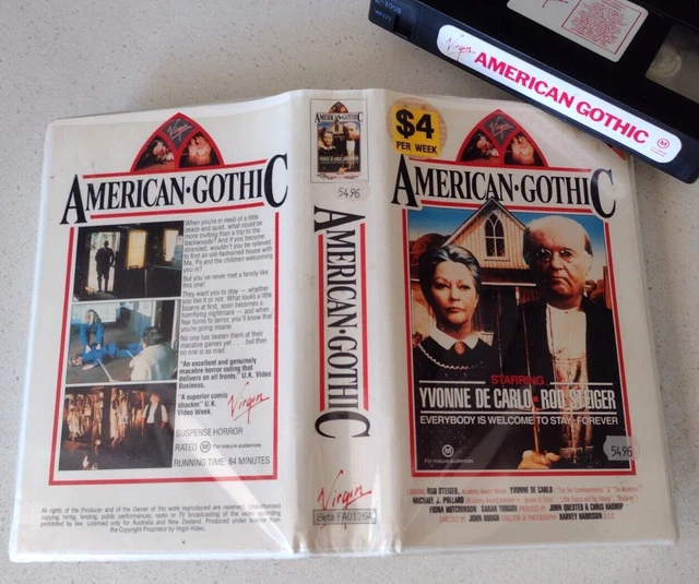 AMERICAN GOTHIC VHS PAL Virgin Big box Ex rental £31.31 - PicClick UK