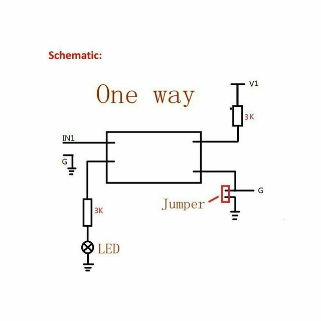 3.6-30V OPTOCOUPLER MODULE 4-Channel 48x38mm Board Electrical Opto ...
