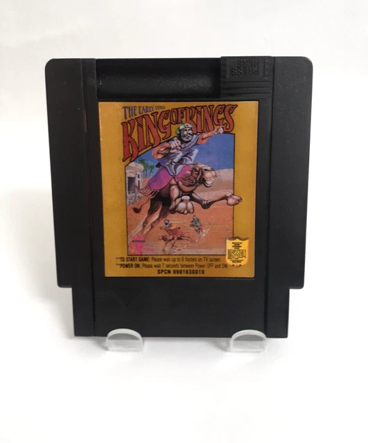 THE EARLY YEARS King of Kings for Nintendo NES Cartridge only by Color ...