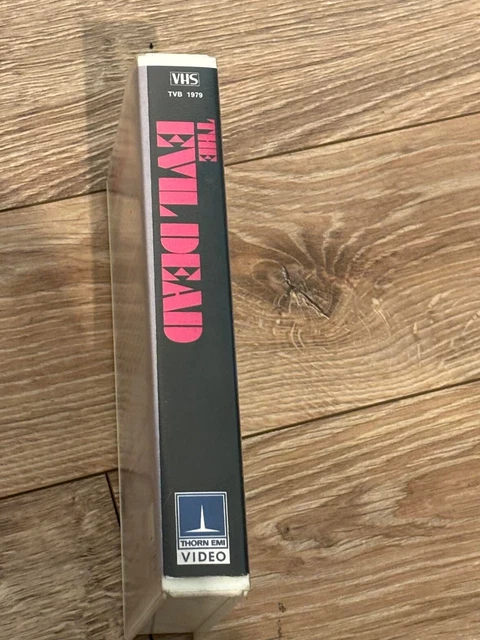 VHS : THE EVIL DEAD (Thorn EMI Video - First release !!) No art cover ...