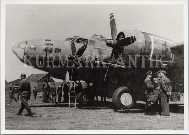C153 FOTO WEHRMACHT Archiv Repro Luftwaffe Flugzeug Beute USA Bomber ...
