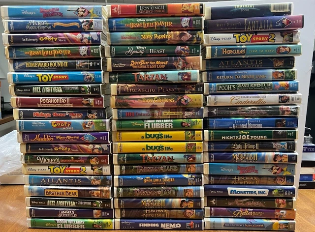 DISNEY PIXAR VHS Kids & Family Movies Animated **You Pick** $50.44 ...