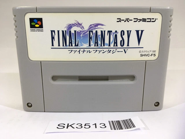 SK3513 FINAL FANTASY 5 V SNES Super Famicom Japan $10.91 - PicClick AU