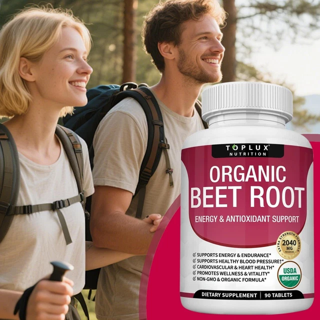 BEET ROOT CAPSULES 2040 Mg Organic Beetroot Powder Extract + Black ...