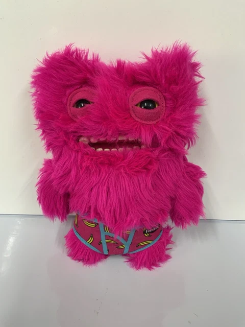 FUGGLER MR BUTTONS Budgie Pink Funny Ugly Monster Soft Toy Plush Hot ...