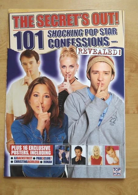 TOP OF THE Pops Magazine 101 Star Confessions 2000. Boyzone, Nsync ...