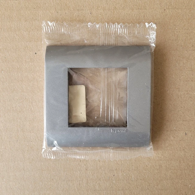 LEGRAND 75182 - 1 Plaque 1 poste - couleur ACIER - ancien MOSAIC 45 EUR ...