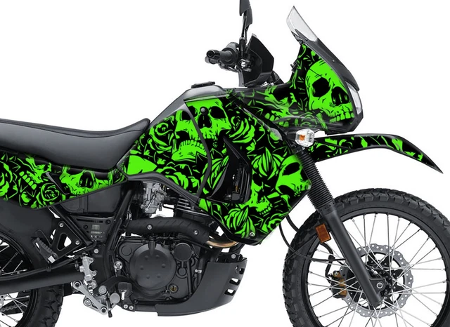 KAWASAKI KLR 650 Decals Graphic Kits Stickers Decals Skulls 2008-2018 ...