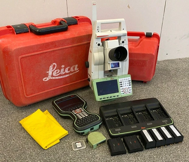 LEICA VIVA TS16 Pin Point 5" R500 Robotic Total Station Trimble Topcon ...