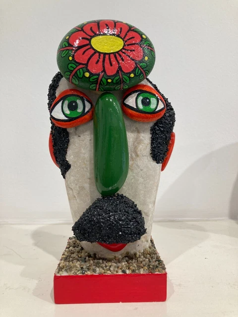 SCULTURA DI MARMO e sassi artigianato siciliano souvenir realizzato a ...