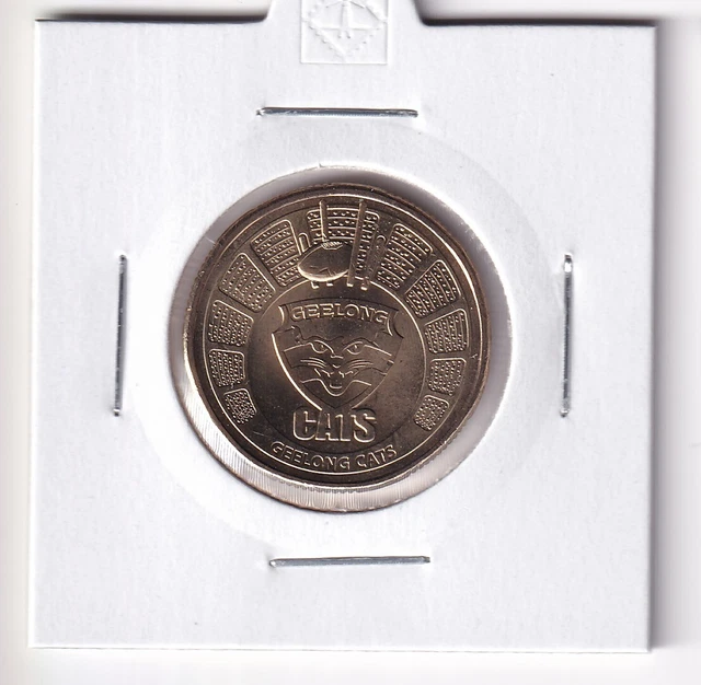 AUSTRALIAN: 2024 $1 Afl Team Geelong Cats Unc Coin In 2X2 Holder . EUR ...