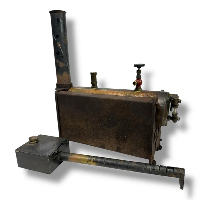 STUART TURNER LIVE STEAM HORIZONTAL BOILER 500 with correct burner ...