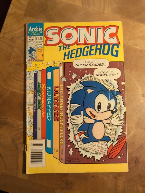 (ARCHIE) SONIC THE Hedgehog #7, Poor; Acc Archie Feb 1994 £6.02 ...
