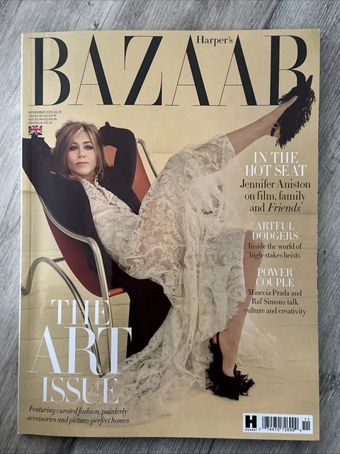 HARPER’S BAZAAR UK MAGAZINE NOVEMBER 2025 THE ART ISSUE Jennifer ...