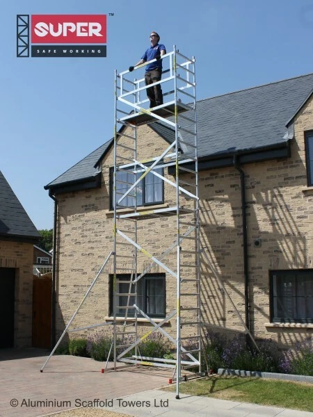 THE ULTIMATE HOME DIY easy build Aluminium Scaffold system, Up to 9.2m ...