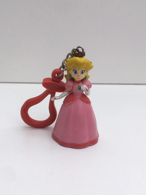 NINTENDO SUPER MARIO Bros Princess Peach Keyring 2008 Rare Key Chain ...