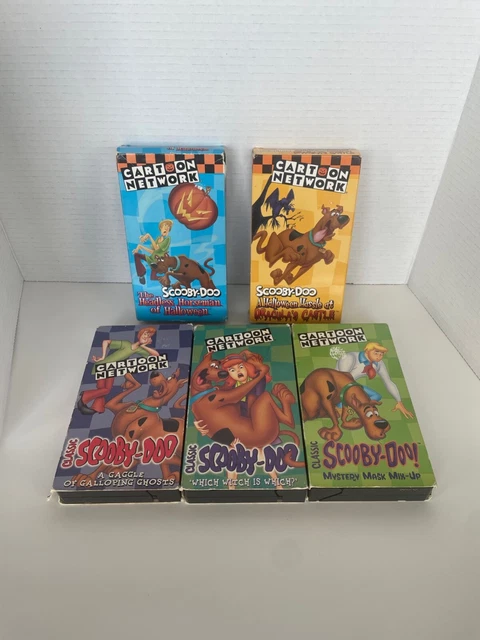 SCOOBY DOO CARTOON network classic 1995 vhs lot $40.27 - PicClick CA