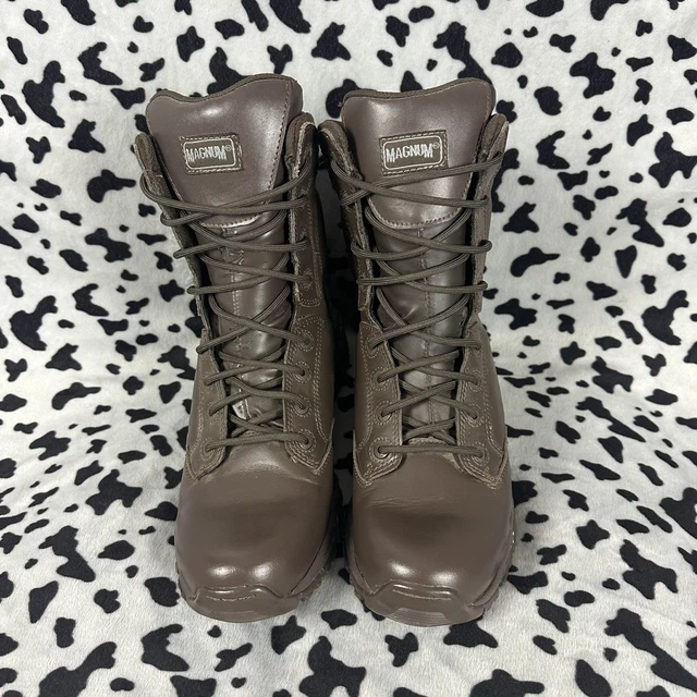 MAGNUM VIPER PRO 8.0 Boots Brown Size 9 Work Uniform Army Combat ...
