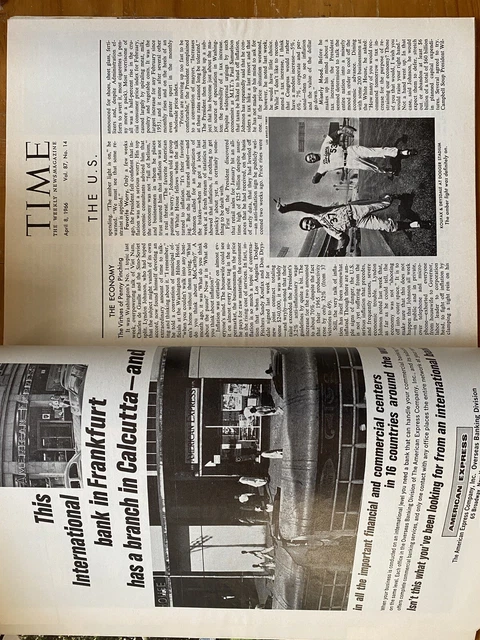 TIME MAGAZINE 1966 Is God Dead? Cassius Clay Rolex Watch Ad Vintage NO ...