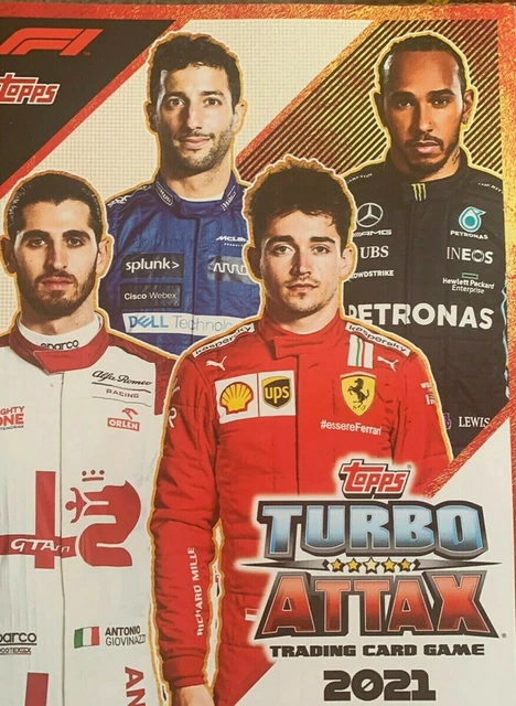 TOPPS TURBO ATTAX F1 Formula 1 2021 Full Set Of All 200 Base Cards In ...