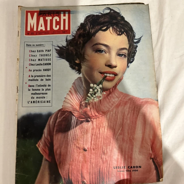 PARIS MATCH NUMÉRO 59 De Mai 1950 Chez Edith Piaf, Matisse, Thorez EUR ...