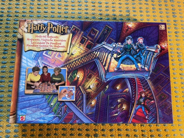 HARRY POTTER HALLS of Hogwarts Board Game Mattel 2002 Vintage VGC 100% ...