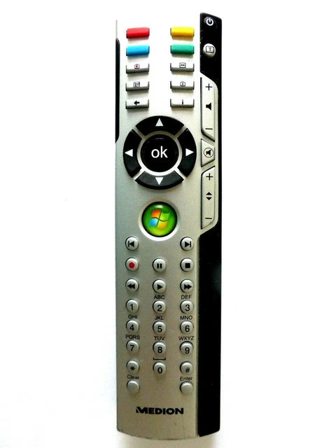 MEDION PC RF VISTA REMOTE CONTROL OR24V 0R24V no usb receiver, battery ...