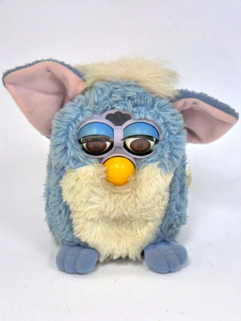ORIGINAL 1999 ELEPHANT Furby - Blue & White Furby Tiger Electronics ...