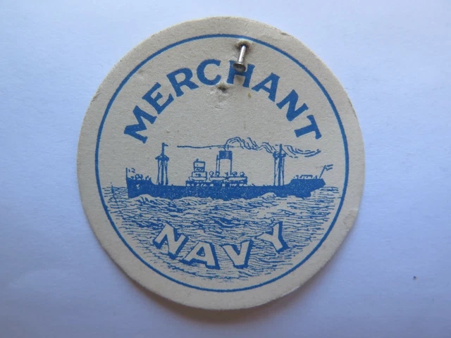 WORLD WAR II AUSTRALIAN MERCHANT NAVY PAPER BADGE c1940s £6.37 ...