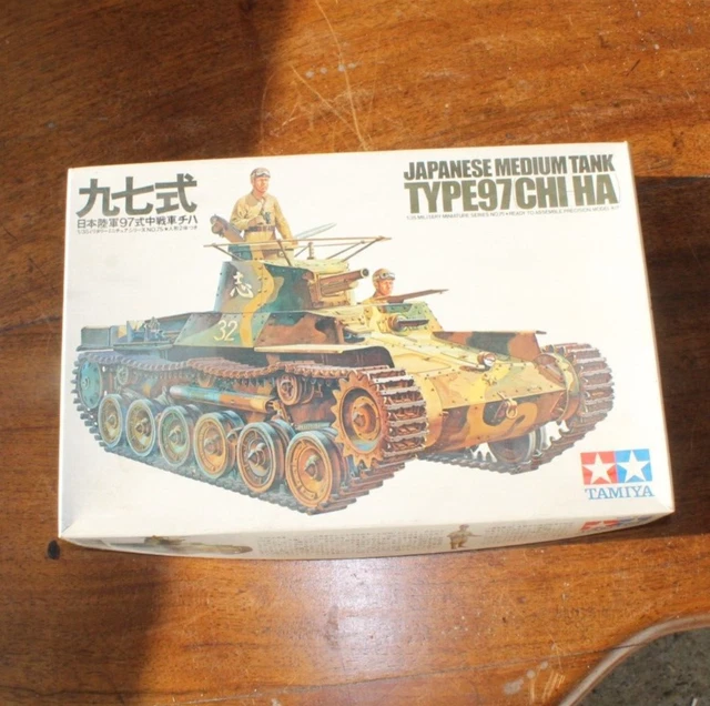MAQUETTE1/35 TAMIYA JAPANESE Medium Tank type 97 chi-ha EUR 25,00 ...