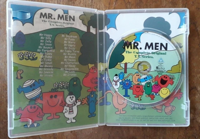 MR. MEN: ORIGINAL Series 1 and 2 [Arthur Lowe] DVD + bonus Sunday Times ...
