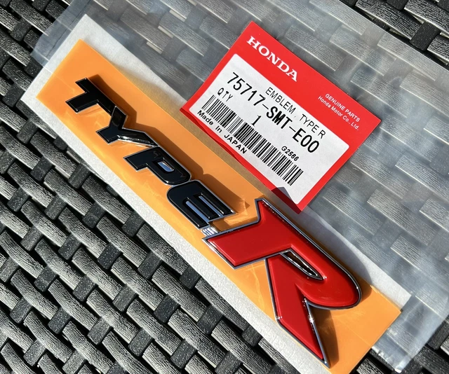 GENUINE HONDA CIVIC TYPE-R FN2 REAR 'TYPE-R' BADGE Chrome 2007-2011 £29 ...