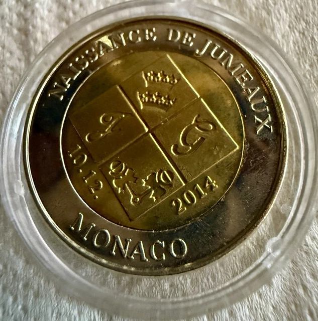 MONACO 🇲🇨 MEDAILLE in Kapsel Bi-Metall 25mm EUR 1,00 - PicClick DE