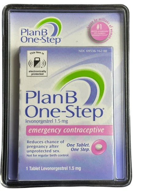 PLAN B ONE-STEP Emergency Contraceptive Tablet 1 Ct Retail , Tablets ...