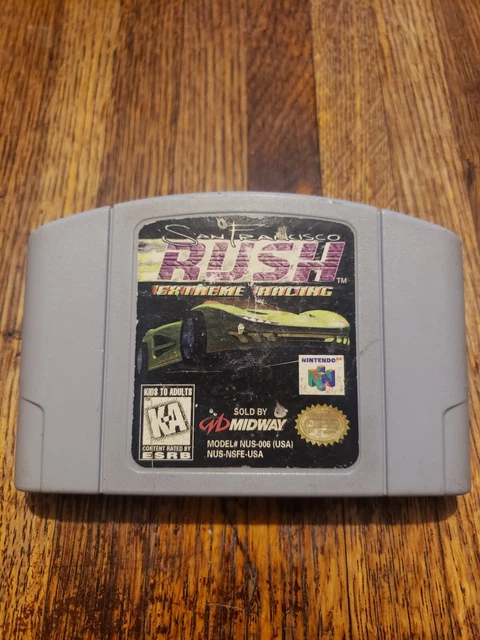 SAN FRANCISCO RUSH Extreme Racing Nintendo 64 1997 N64 nettoyé et testé ...