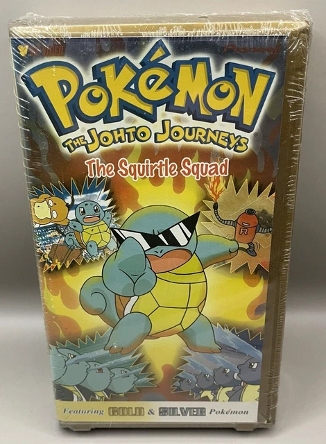 POKEMON THE SQUIRTLE Squad Sealed VHS New with Pioneer Watermark ...