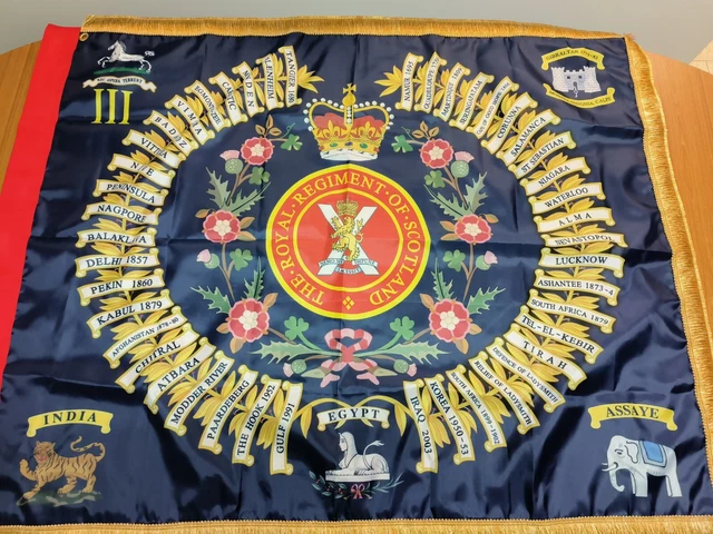 THE ROYAL REGIMENT Of Scotland 3rd battalion Regimental colours flag £ ...