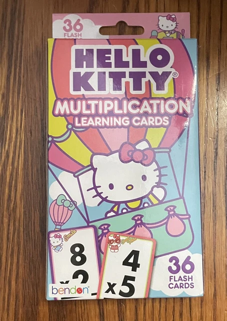 HELLO KITTY FLASH Cards - Multiplication, Sanrio £2.83 - PicClick UK